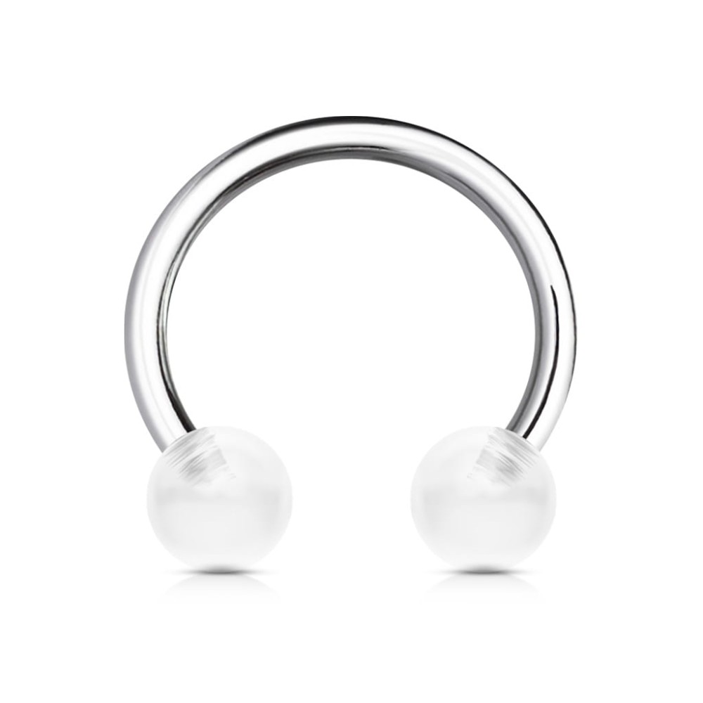 PODKOwa kolczyk do wargi ucha smiley septum piercing stal chirurgiczna ...