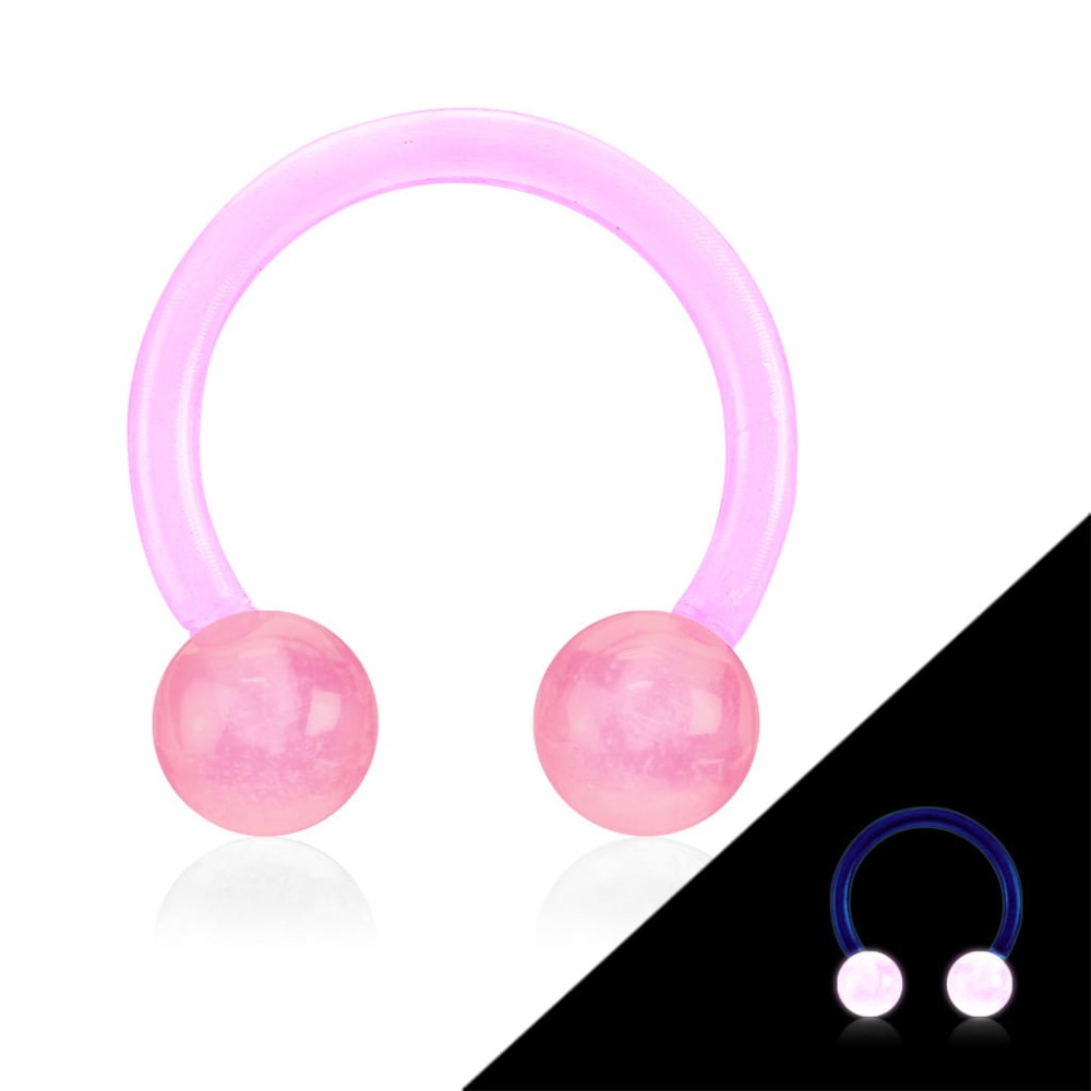 Nieuczulająca PODKOwa kolczyk do wargi ucha smiley septum piercing PO12 ...