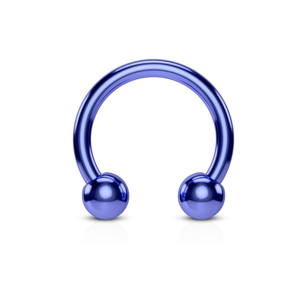 PODKOWA kolczyki do wargi septum ucha smiley chrząstki piercing (PO20 ...