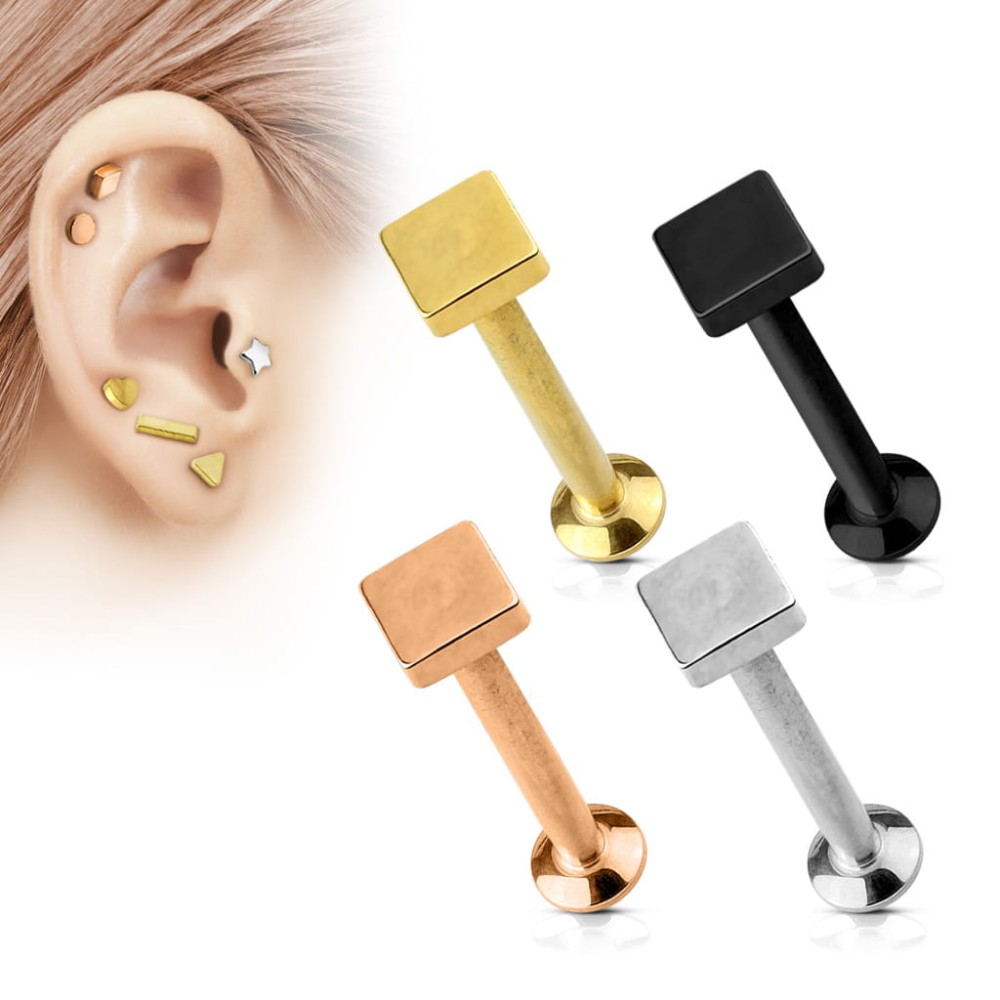 Kolczyk do chrząstki w uchu helix tragus conch (w17) - sklep ...