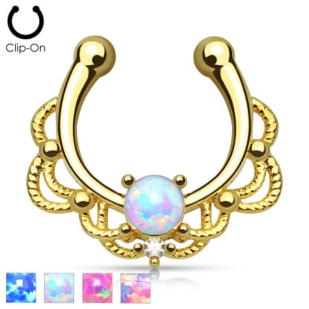 kolczyki do nosa septum piercing