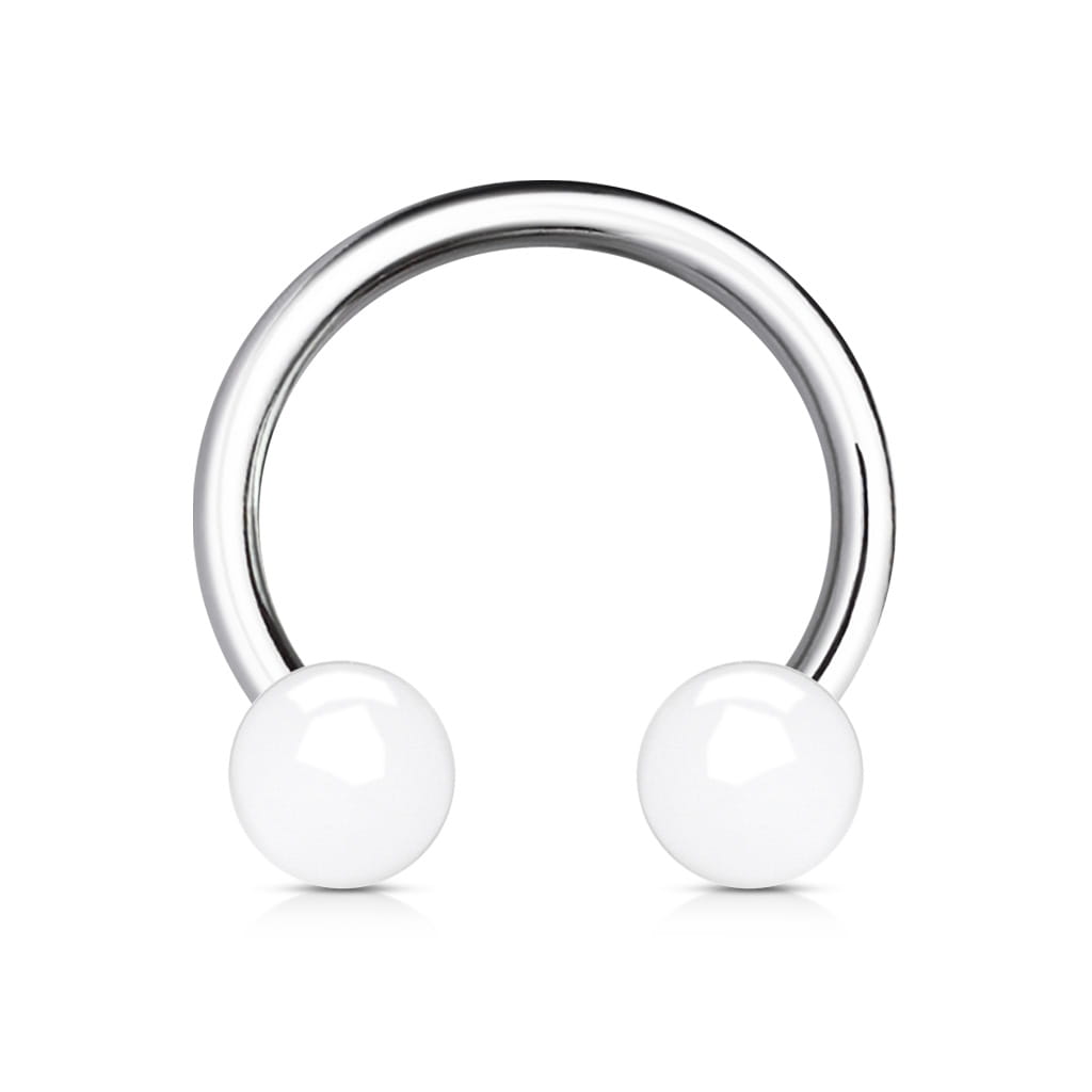 PODKOwa kolczyk do wargi ucha smiley septum piercing stal chirurgiczna ...